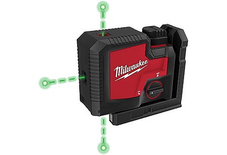USB Rechargeable Green 3-Point Laser | Milwaukee Tool