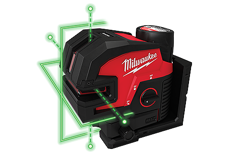 M12™ Green Cross Line & 4-Points Laser Kit | Milwaukee Tool
