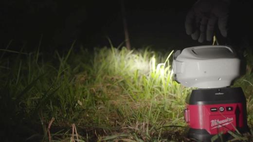 M18 Utility Remote Control Search Light Kit w/ Portable Base ...