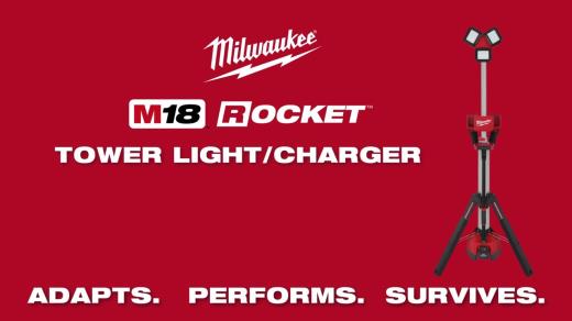 M18 ROCKET Tower Light/Charger Kit | Milwaukee Tool