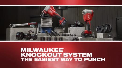 M18 FORCE LOGIC 6T Knockout Tool 1/2"-2" Kit | Milwaukee Tool