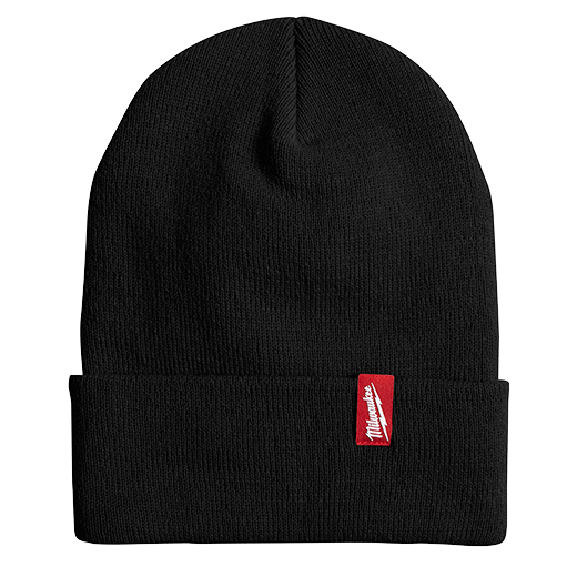 Black Acrylic Cuffed Beanie | Milwaukee Tool