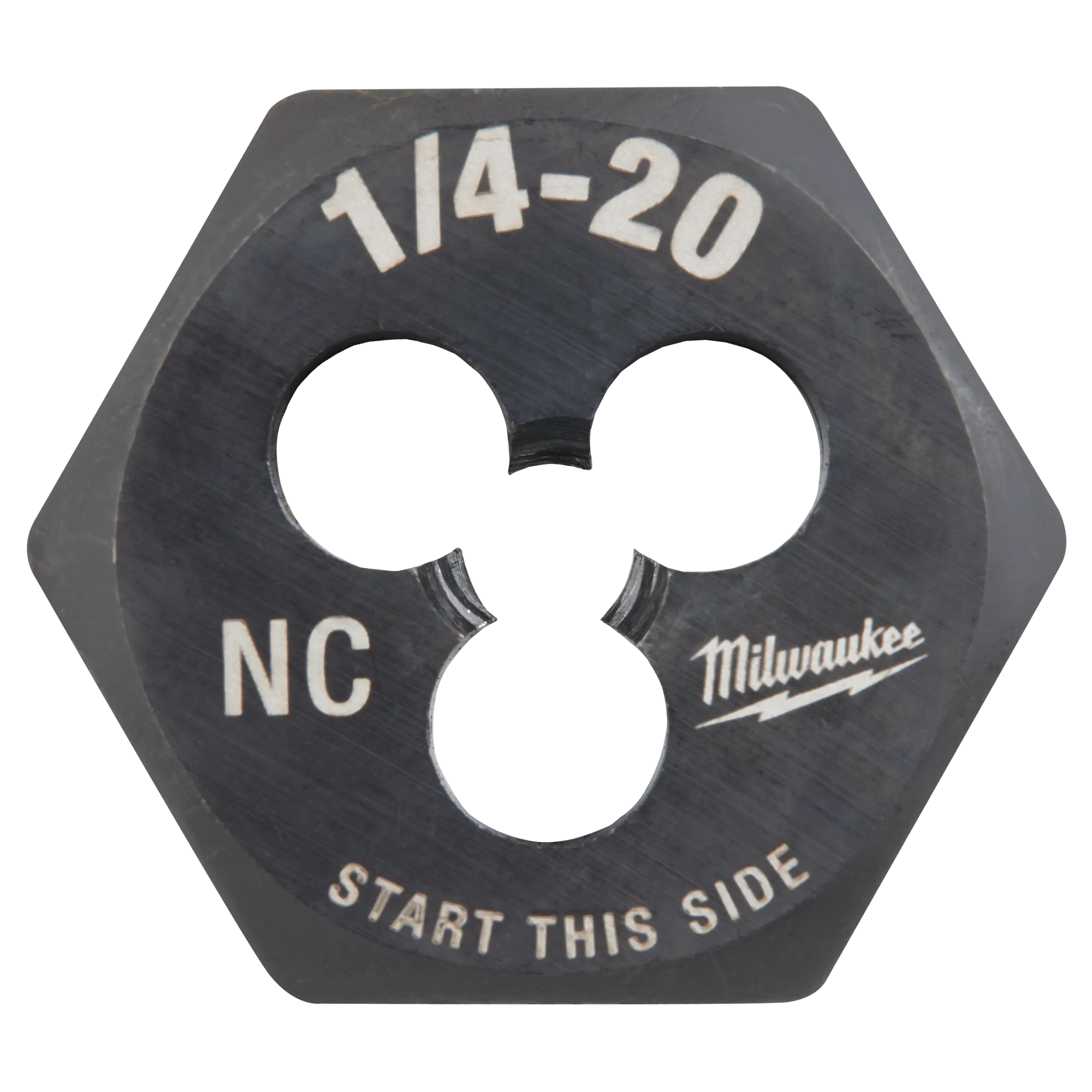 1/4"-20 NC 1-Inch Hex Threading Die | Milwaukee Tool