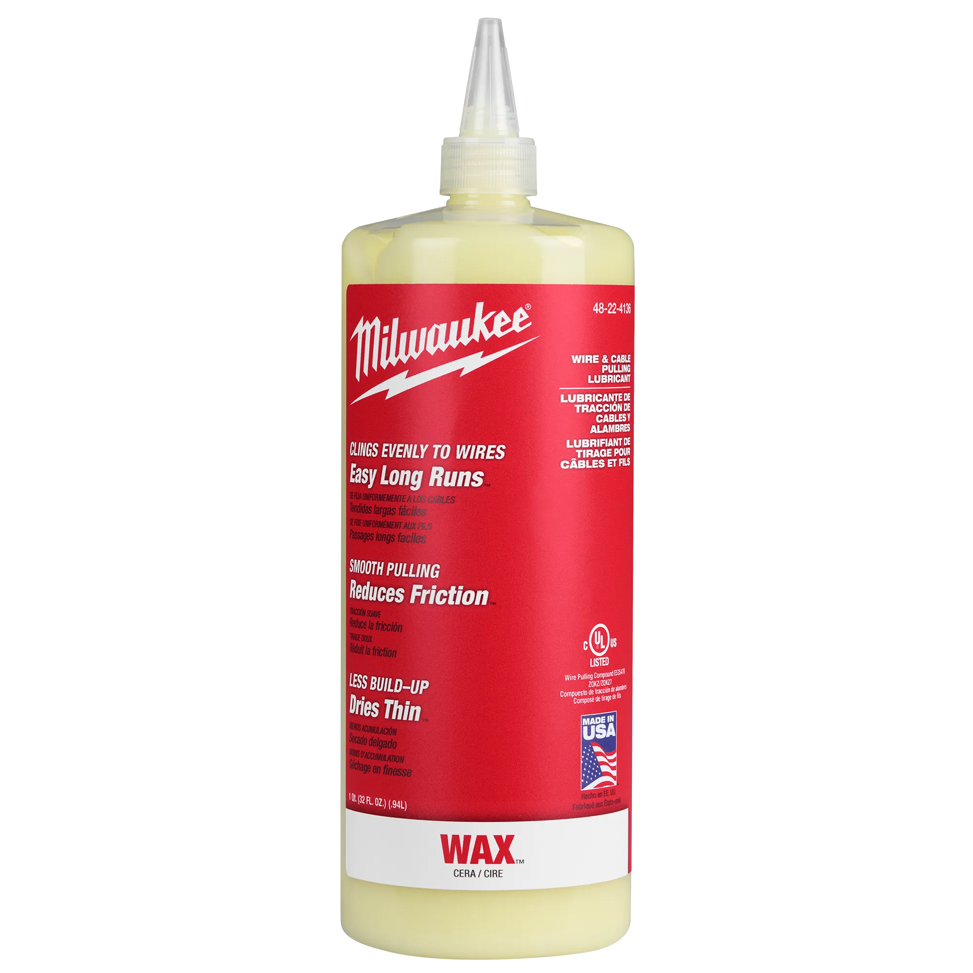 Wire & Cable Pulling Wax Lubricant | Milwaukee Tool