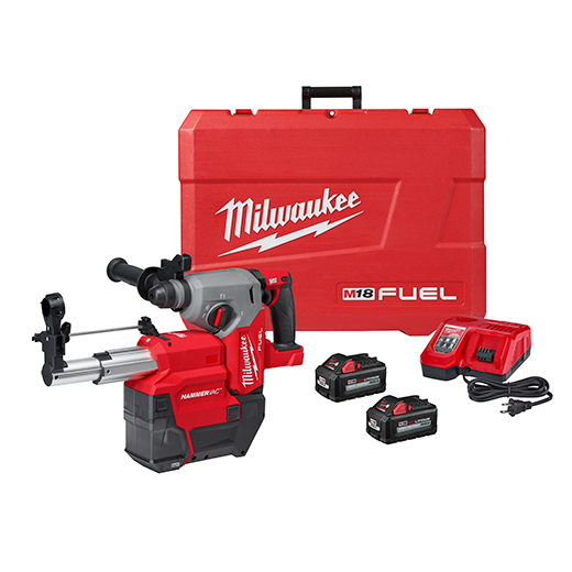 M18 FUEL™ 1” SDS Plus Rotary Hammer w/ Dust Extractor Kit | Milwaukee Tool